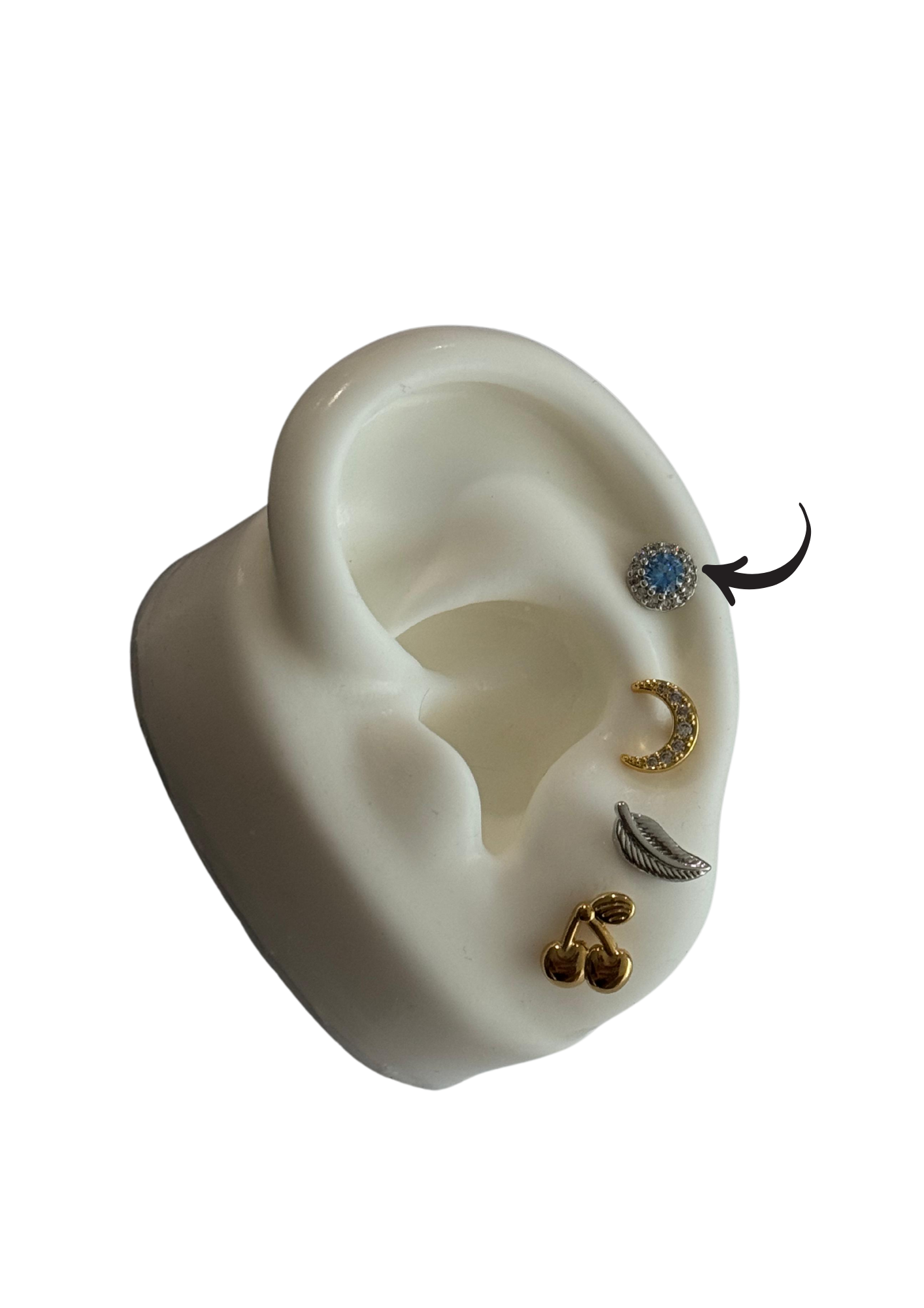 PIERCING PIEDRA AZUL PLATEADO ZIRC #5 – Oncelunasmx